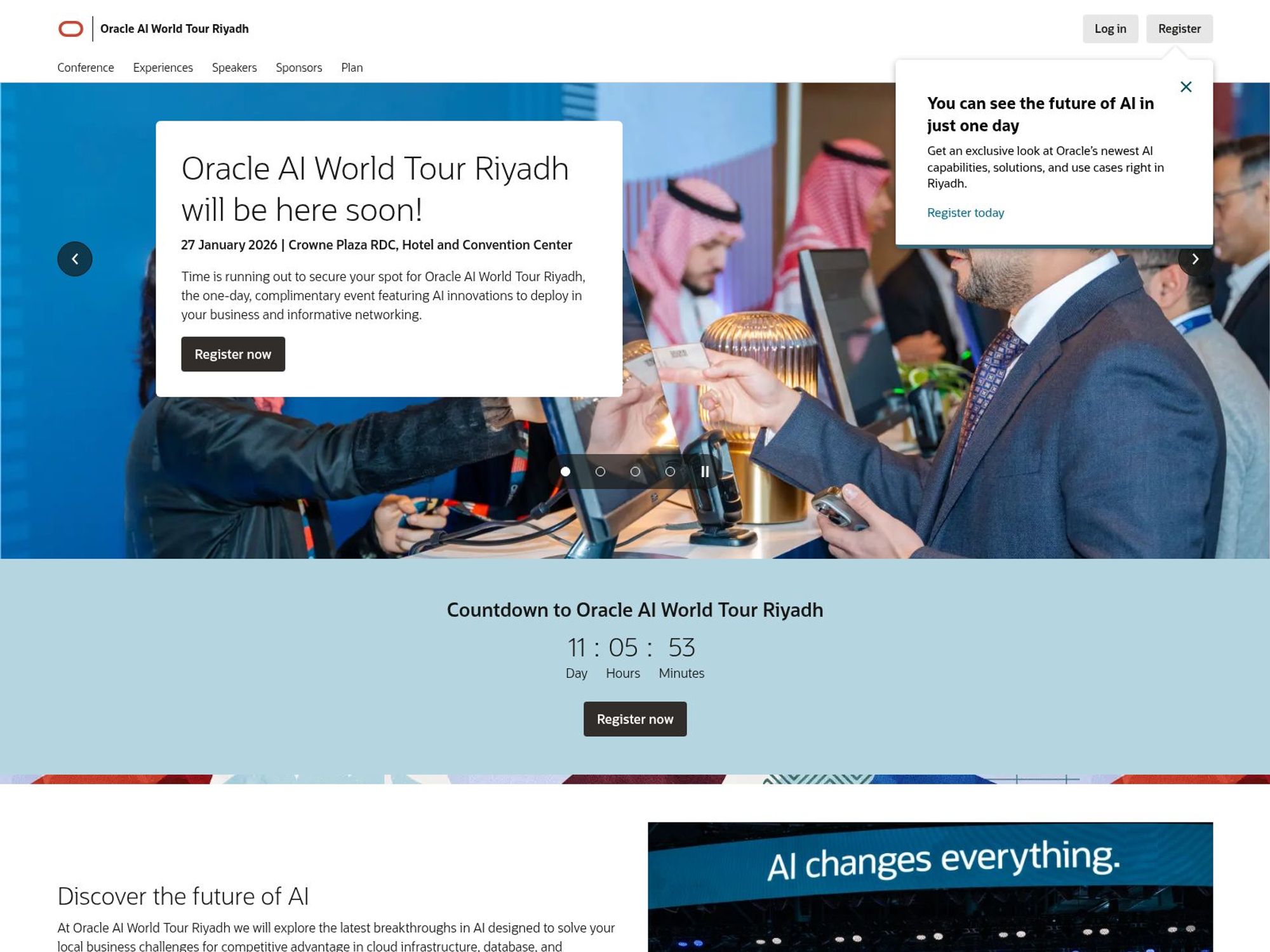 Oracle AI World Tour Riyadh - YARD